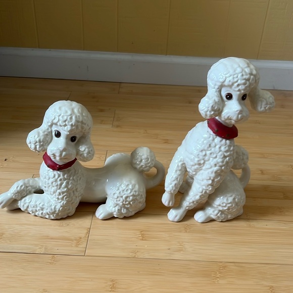 Accents | Vintage Ceramic Poodles Set Of 2 | Poshmark